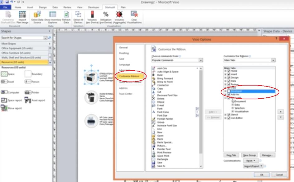 Modifying Printer Labels in Netaphor SiteAudit™ Visualizer | Netaphor SiteAudit(TM) Knowledgebase